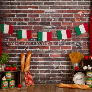 Viva L'italia - Photography Printed Backdrop- Fabric Backdrop ...