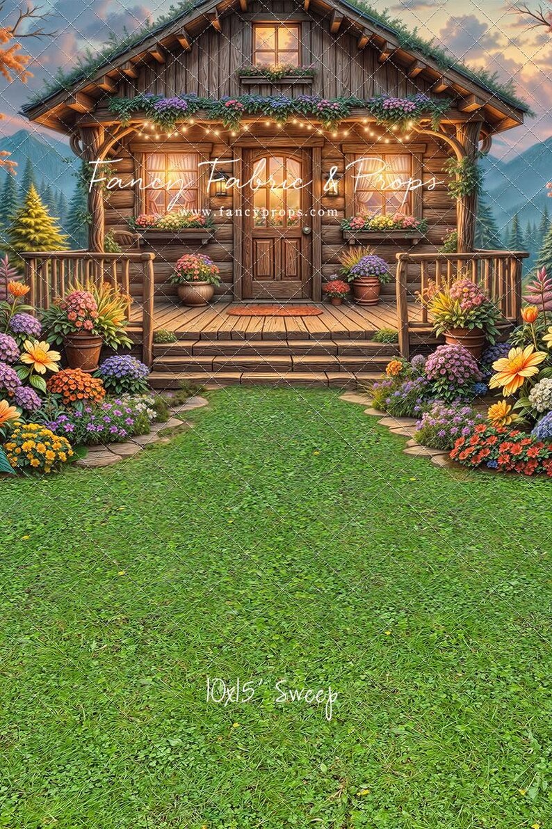 Flourishing Cabin Retreat With Sweep Option Photography Printed ...