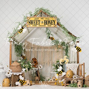Sweet Honey Greenhouse - Photography Printed Backdrop - Fabric Backdrop ...