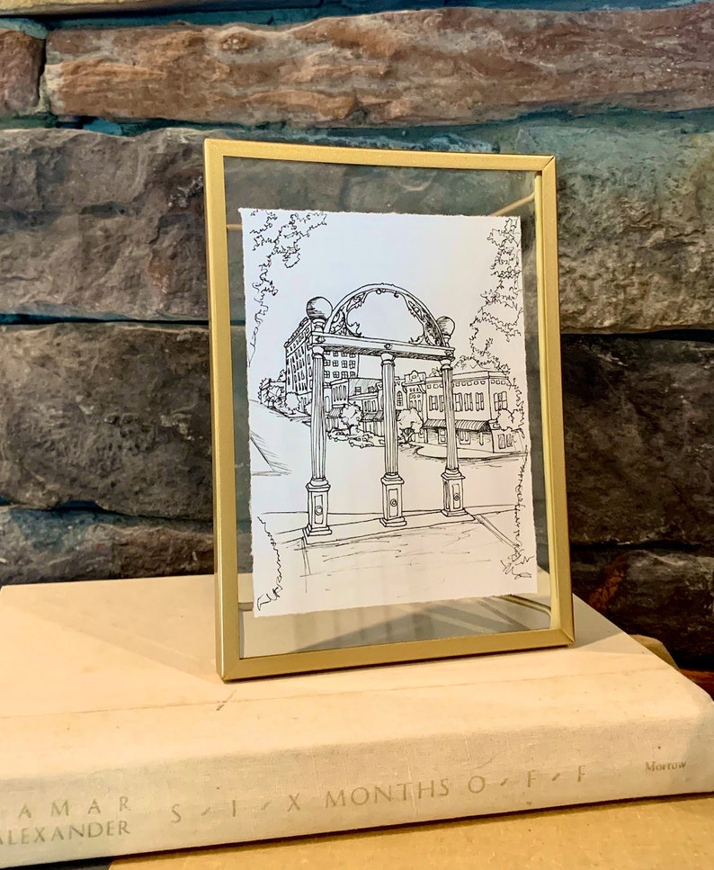 Athens Georgia Print UGA Arch Athens Georgia Arch GA Art - Etsy