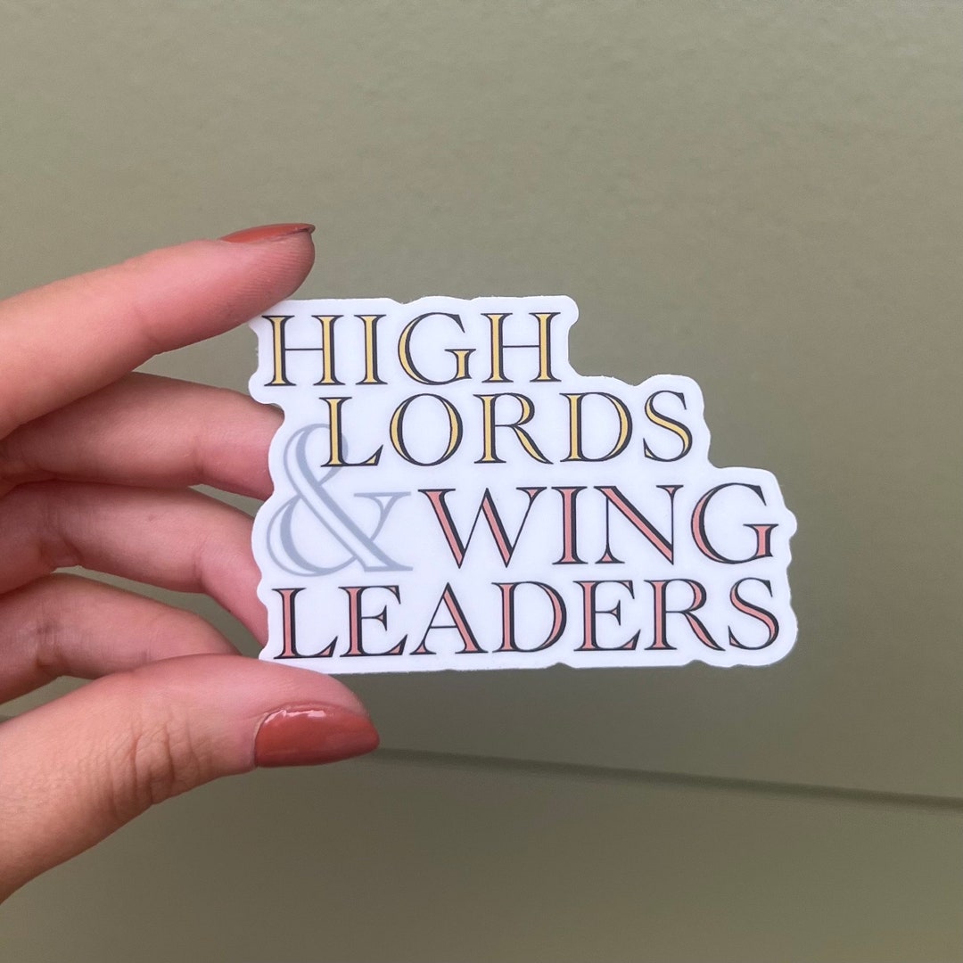 ACOTAR Sticker, High Lord Sticker, Wing Leaders Sticker, Fourth Wing ...