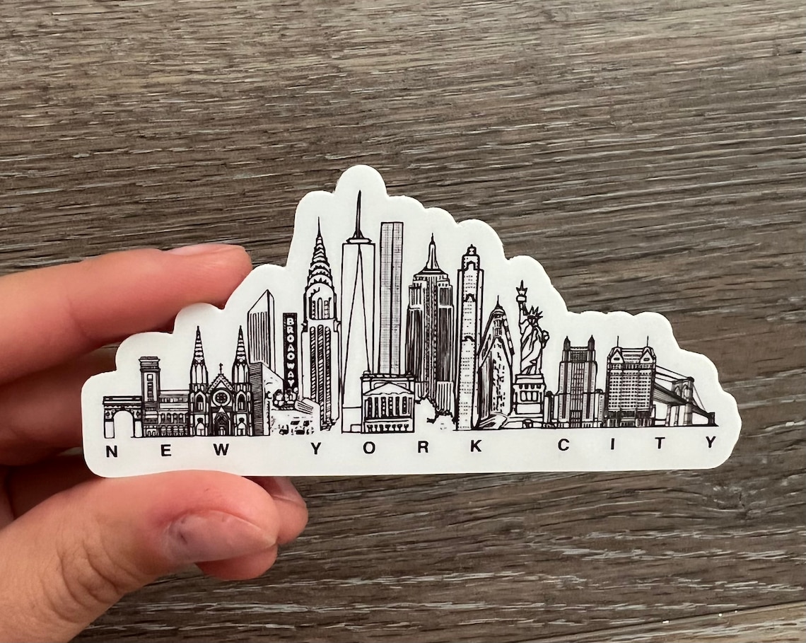 New York City Sticker Nyc Nyc Sticker New York Sticker New - Etsy