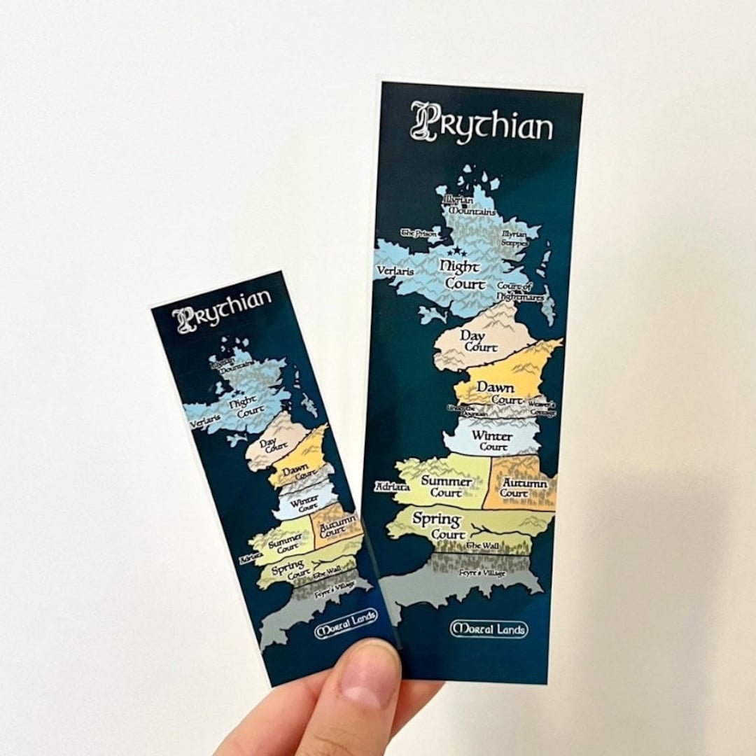 ACOTAR Bookmark, Prythian, ACOTAR Mini Bookmark, Court of Thorns and ...