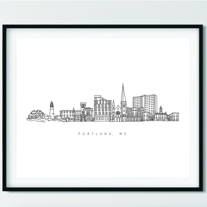 Maine Print - Etsy