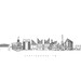 Chattanooga Line Drawing, Chattanooga Skyline Drawing, Chattanooga ...