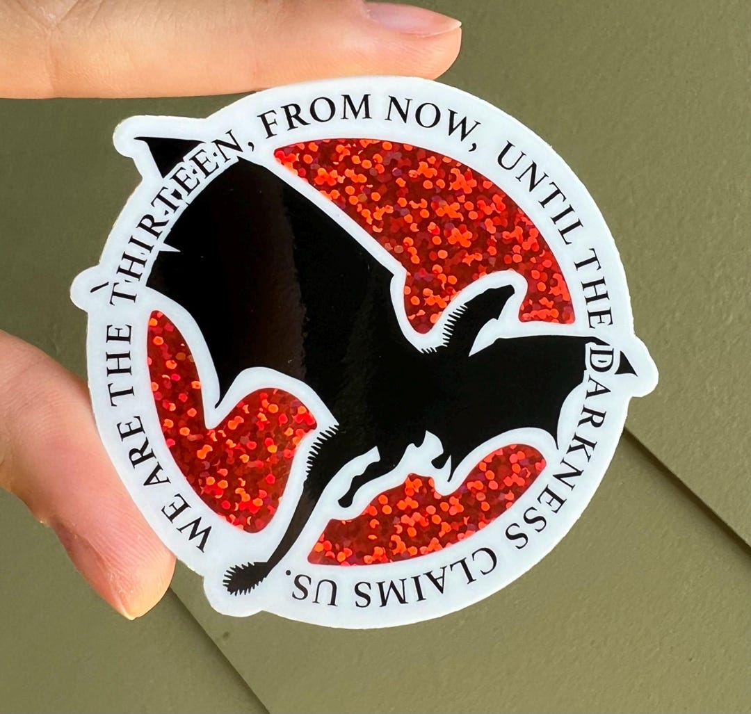 Throne of Glass the Thirteen Sticker, Throne of Glass Sticker, ACOTAR ...