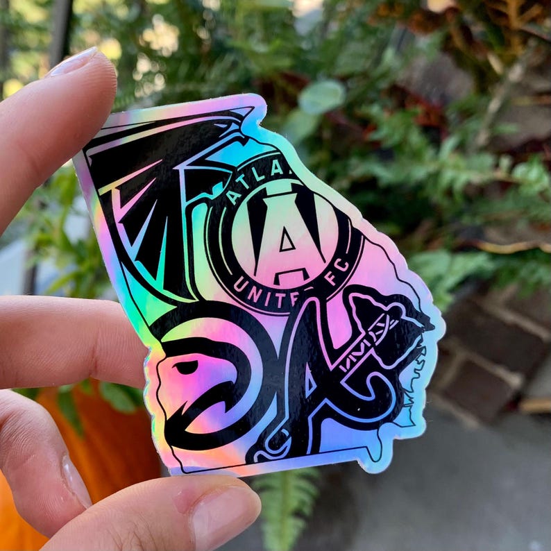 Atlanta Georgia Sticker, Atlanta Sticker, Sports Sticker, Georgia ...