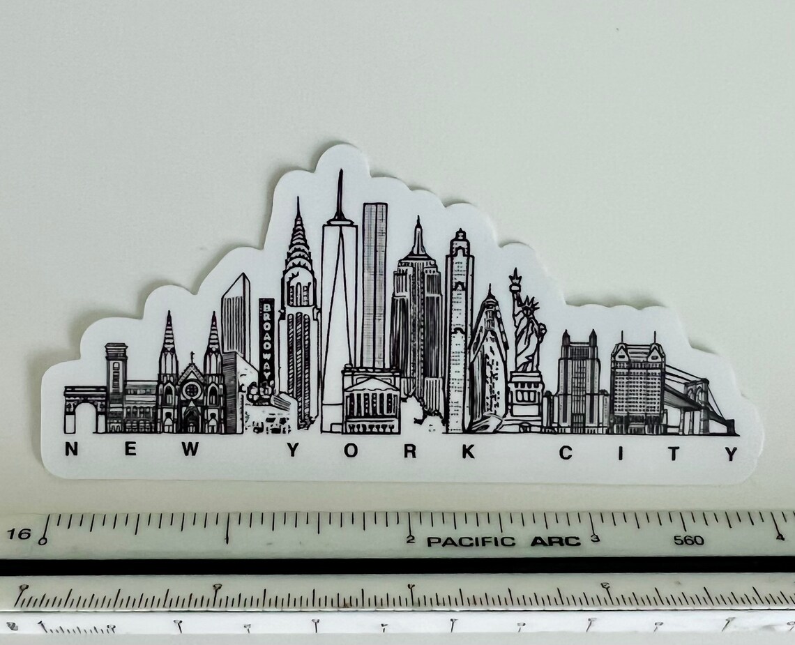 New York City Sticker Nyc Nyc Sticker New York Sticker New - Etsy