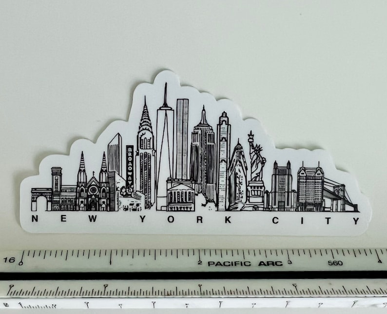 New York City Sticker Nyc Nyc Sticker New York Sticker New - Etsy