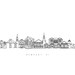 Newport Print, Newport Skyline, Newport RI, Newport Line Drawing ...