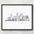 Chattanooga Line Drawing, Chattanooga Skyline Drawing, Chattanooga ...