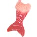 Mermaid Tail Christmas Stocking - Salmon Siren Sequin Shag- Made by I ...