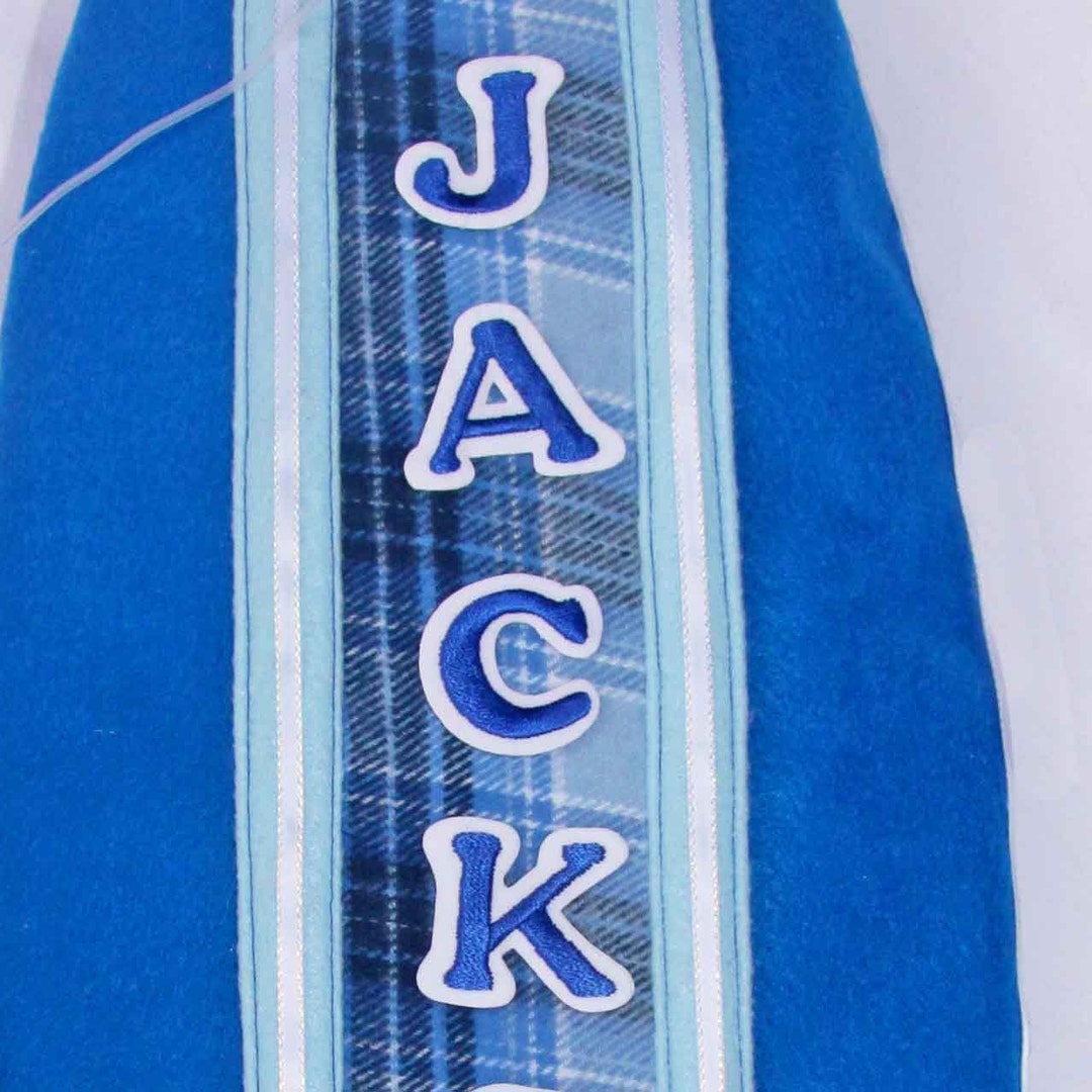 Bubble Embroidered Lettering - Blue, Red, Yellow, White, Black - Etsy