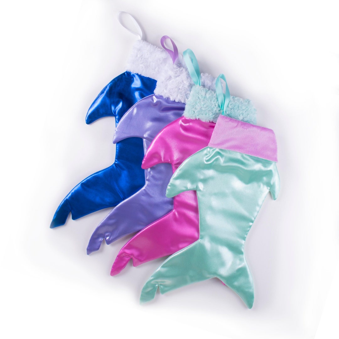 Shark Tail Christmas Stocking, Christmas Stocking, Shark Christmas ...