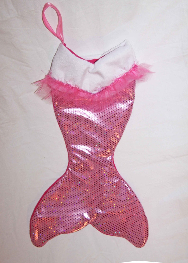 Mermaid Stocking Mermaid Tail Christmas Stocking Mermaid | Etsy