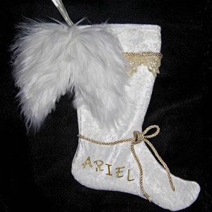 Angel Christmas Stocking - Etsy