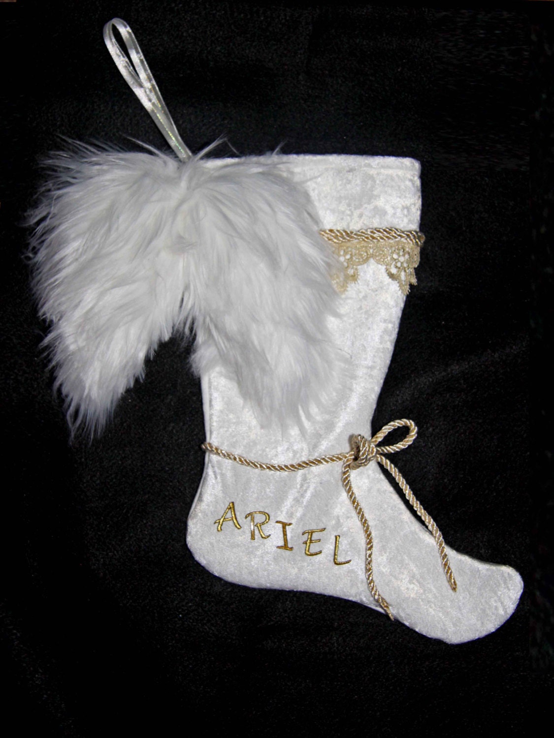 Angel Christmas Stocking | Etsy
