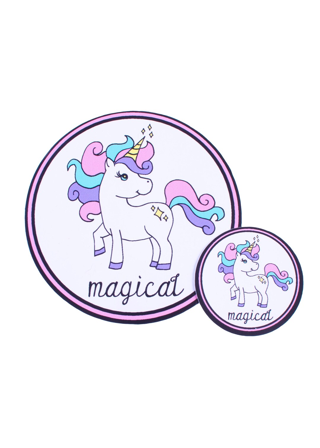 Unicorn Stickers & Magnets - 2 Inch and 4 Inch Magical Unicorn Gift - Etsy