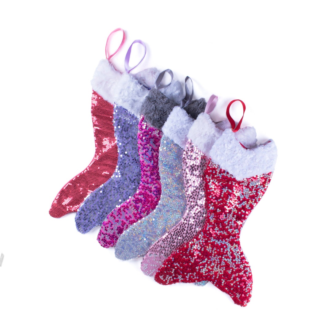 Mermaid Tail, Christmas Stocking, Mermaid Christmas Stocking, Mermaid ...