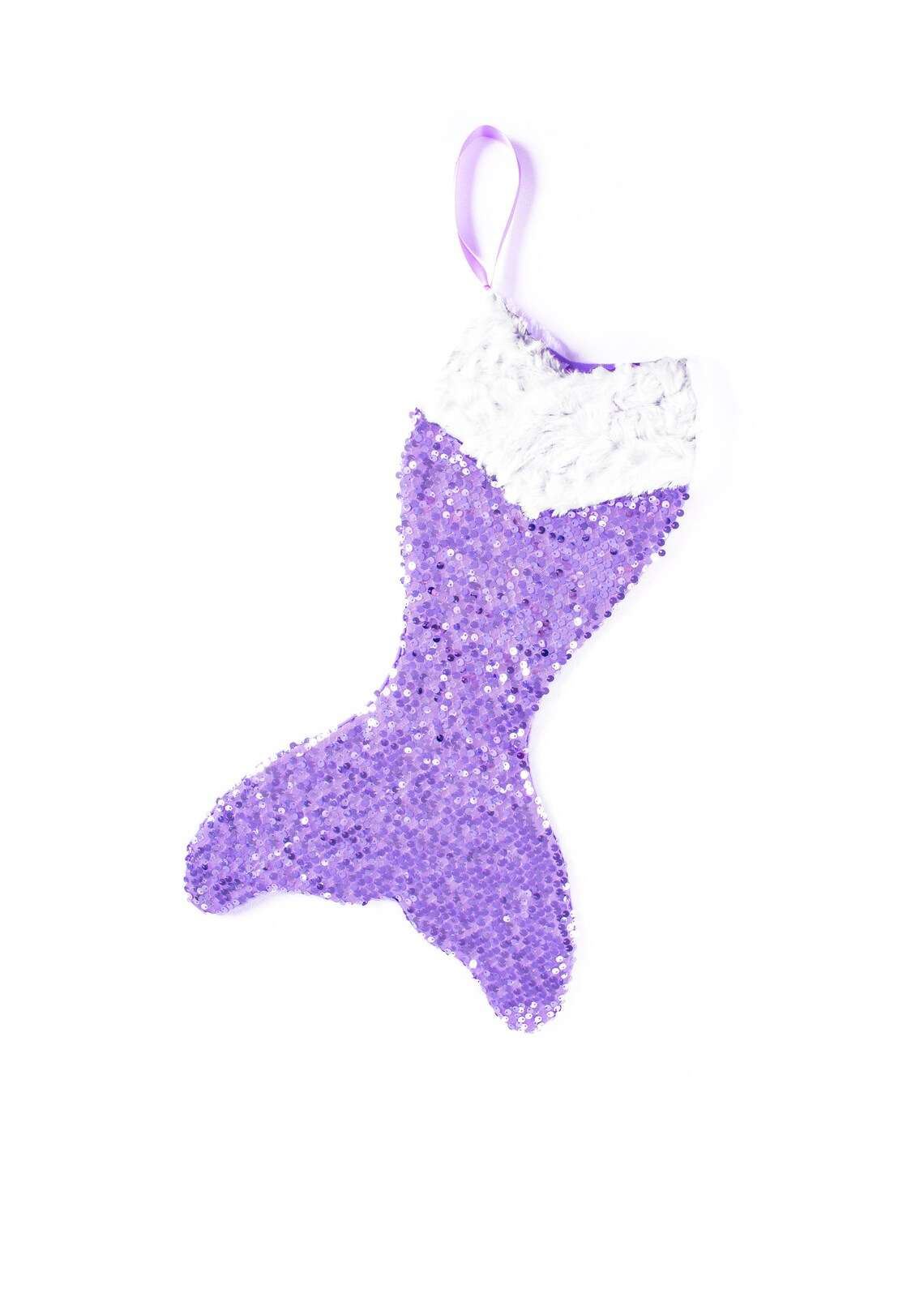 Atlantis Amethyst Mermaid Tail Christmas Stocking Made by - Etsy