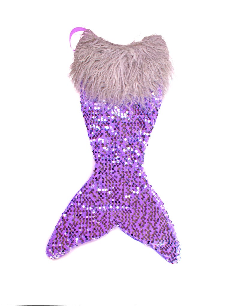 Lavish Atlantis Amethyst Mermaid Tail Christmas Stocking - Etsy