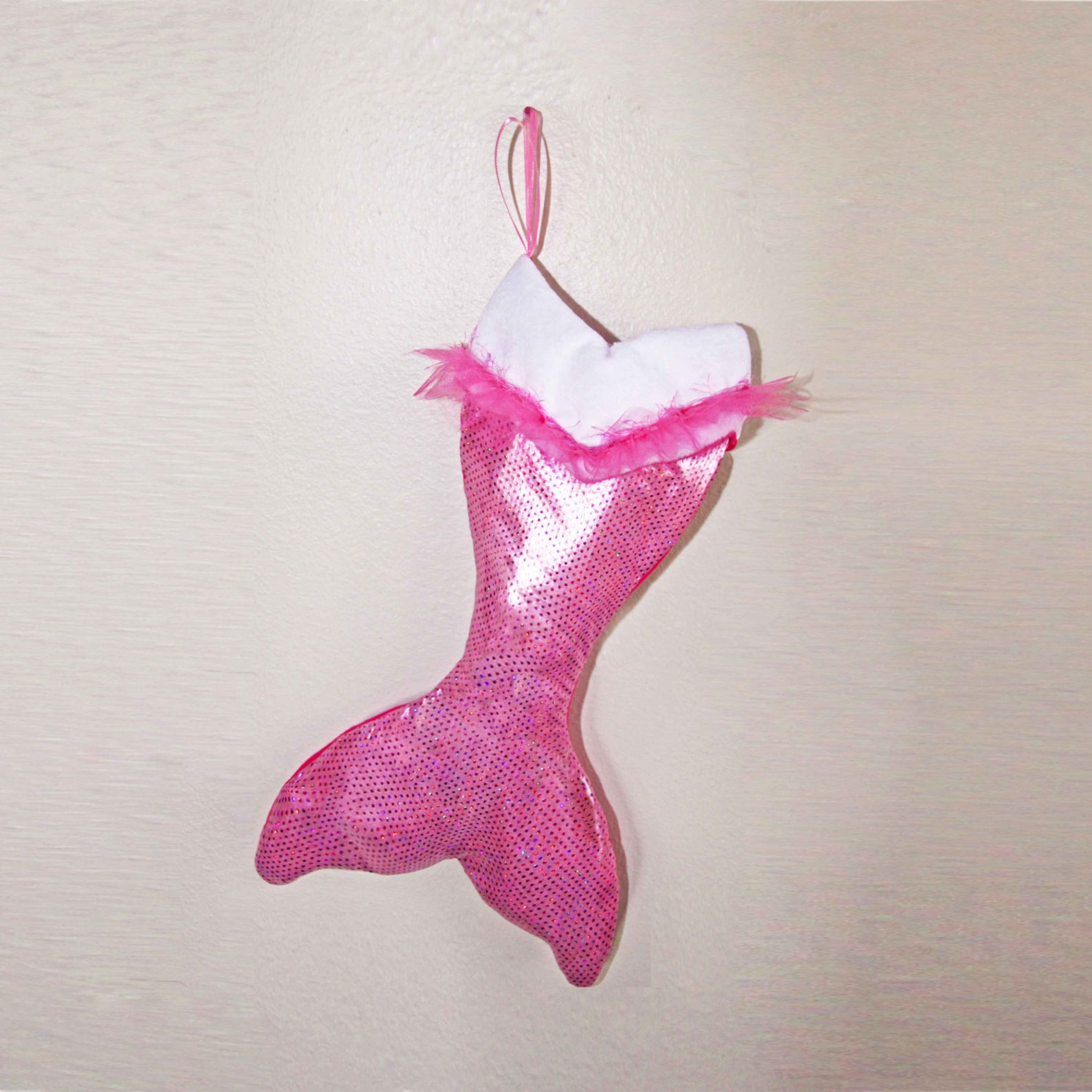 Mermaid Stocking Mermaid Tail Christmas Stocking Mermaid | Etsy