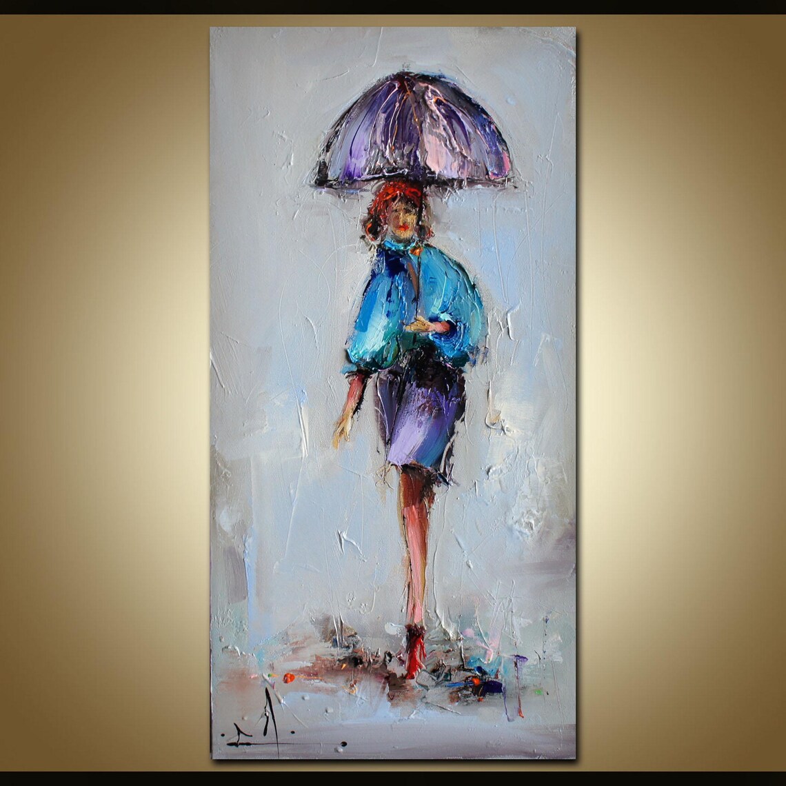 Abstract Women Figure Painting, Original Artwork, Modern Art, Abstract ...
