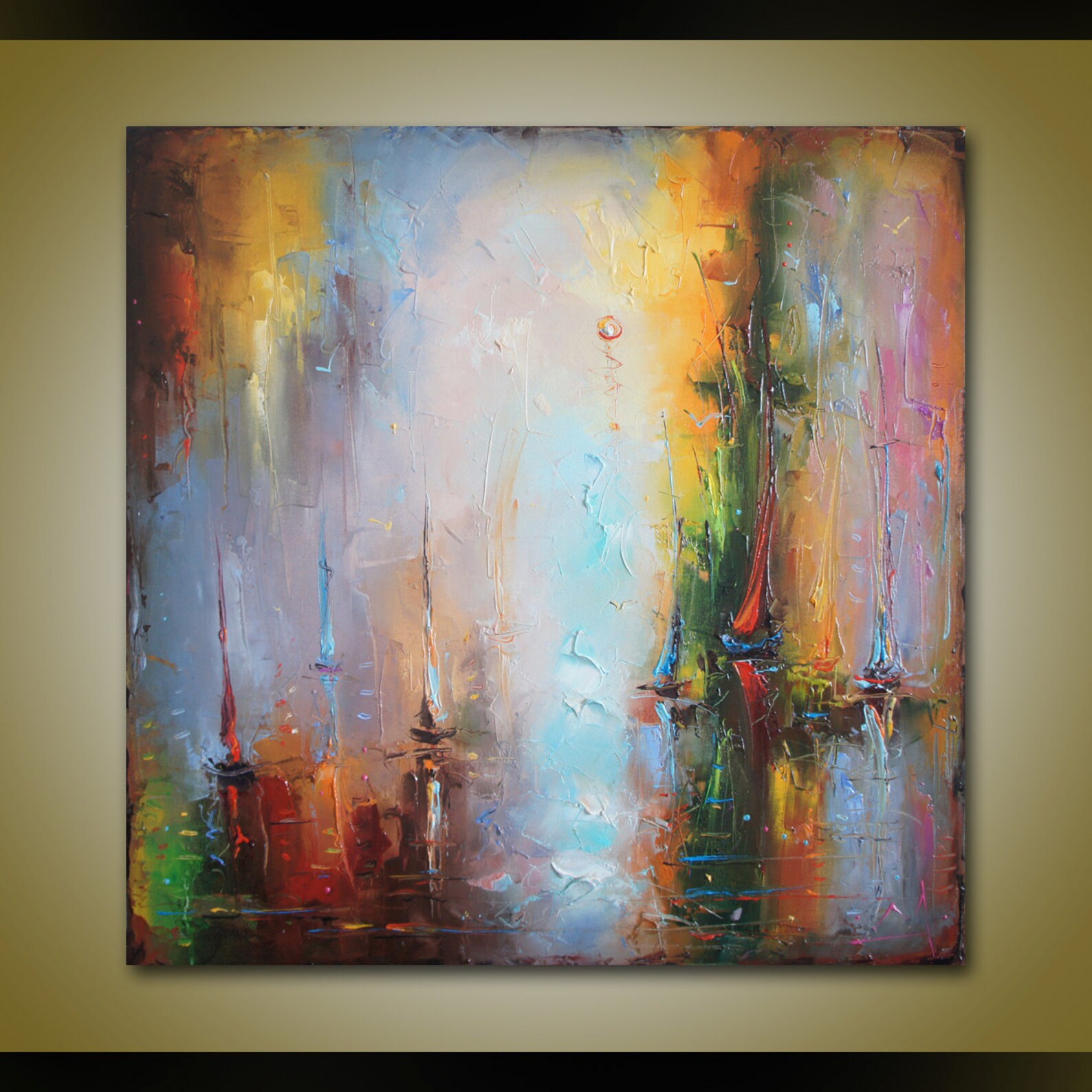 Abstract Oil Painting Large Canvas Art Original Artwork - Etsy
