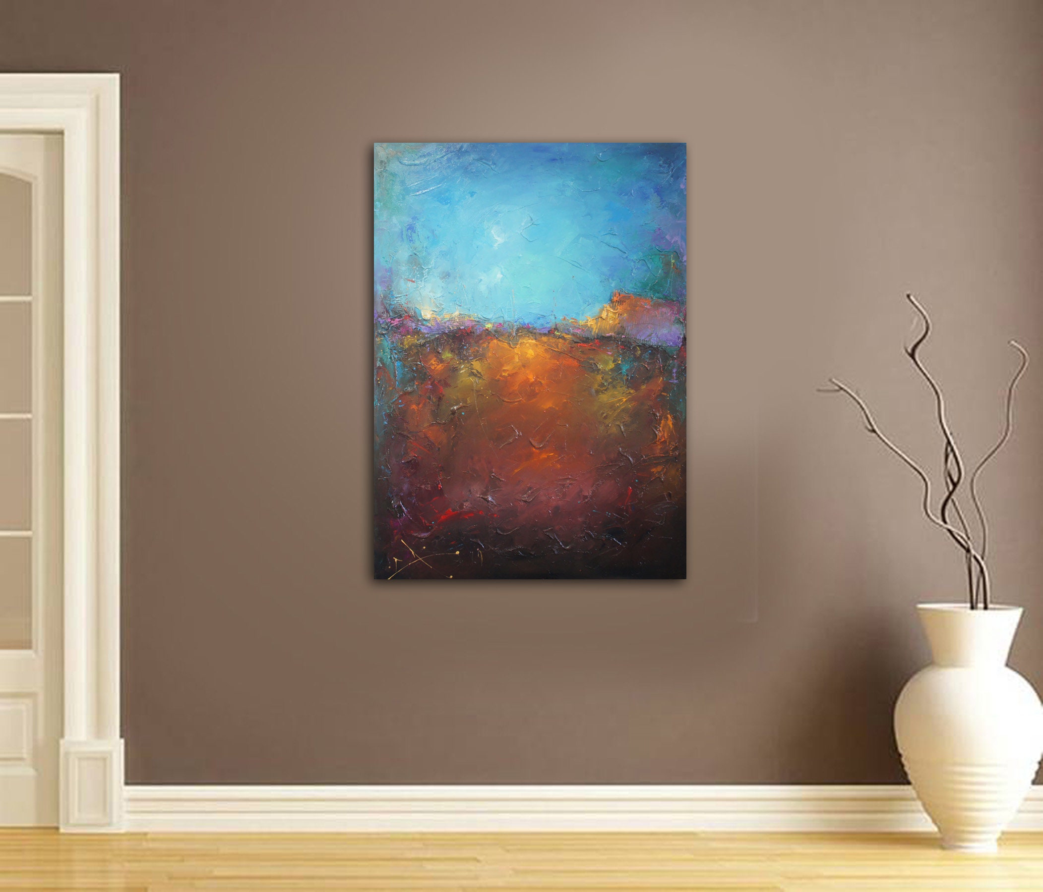 55 Extra Large Art Large Abstract Art Original Oil | Etsy