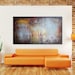 Extra Large Abstract Painting, XXL Canvas Art. Hand Made, Seascape ...