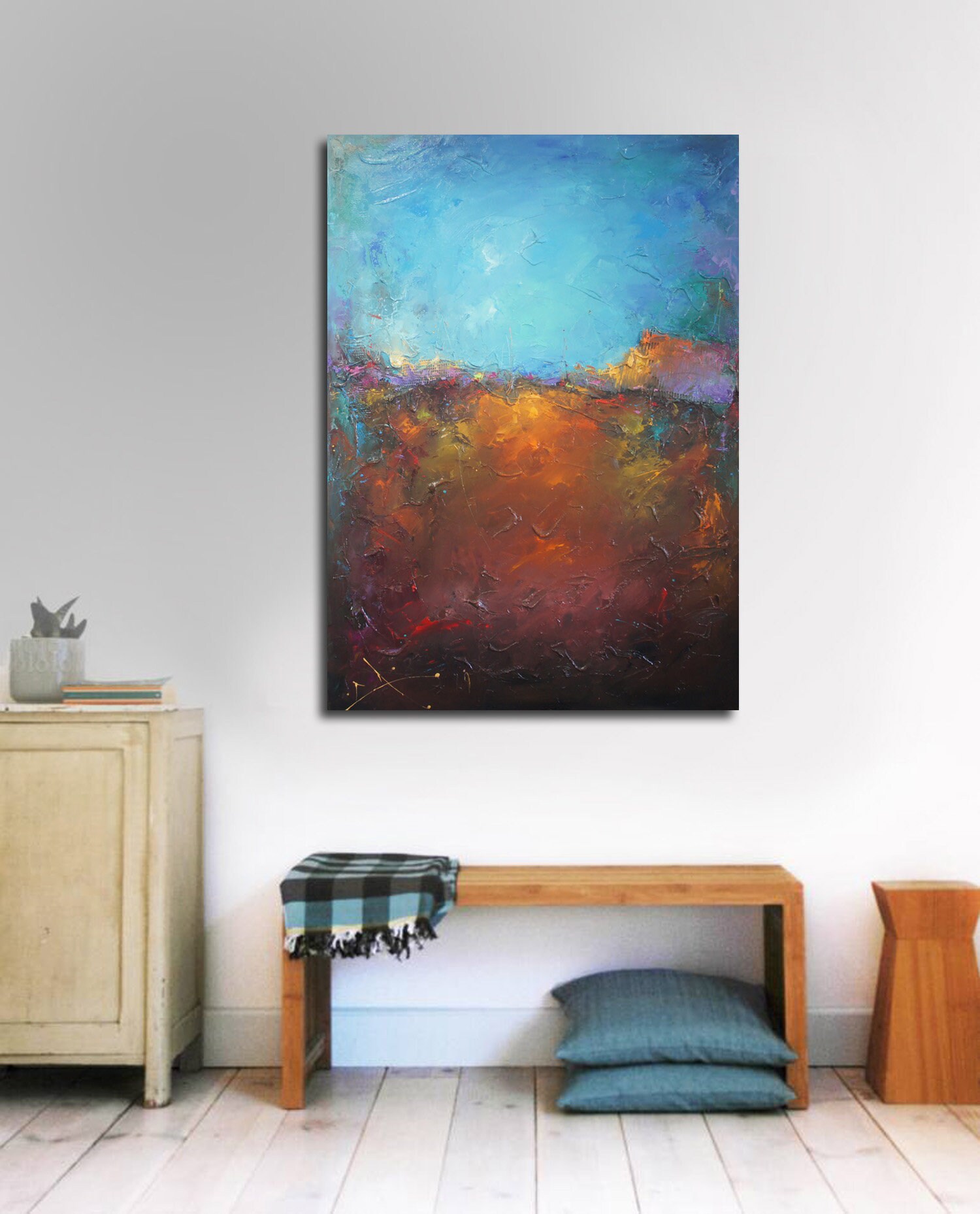 55 Extra Large Art Large Abstract Art Original Oil | Etsy