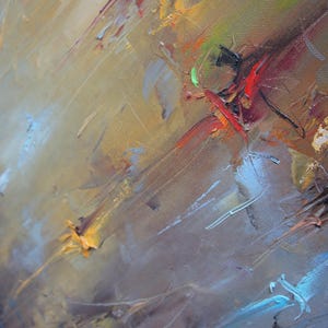 Extra Large Abstract Painting, XXL Canvas Art. Hand Made, Seascape ...