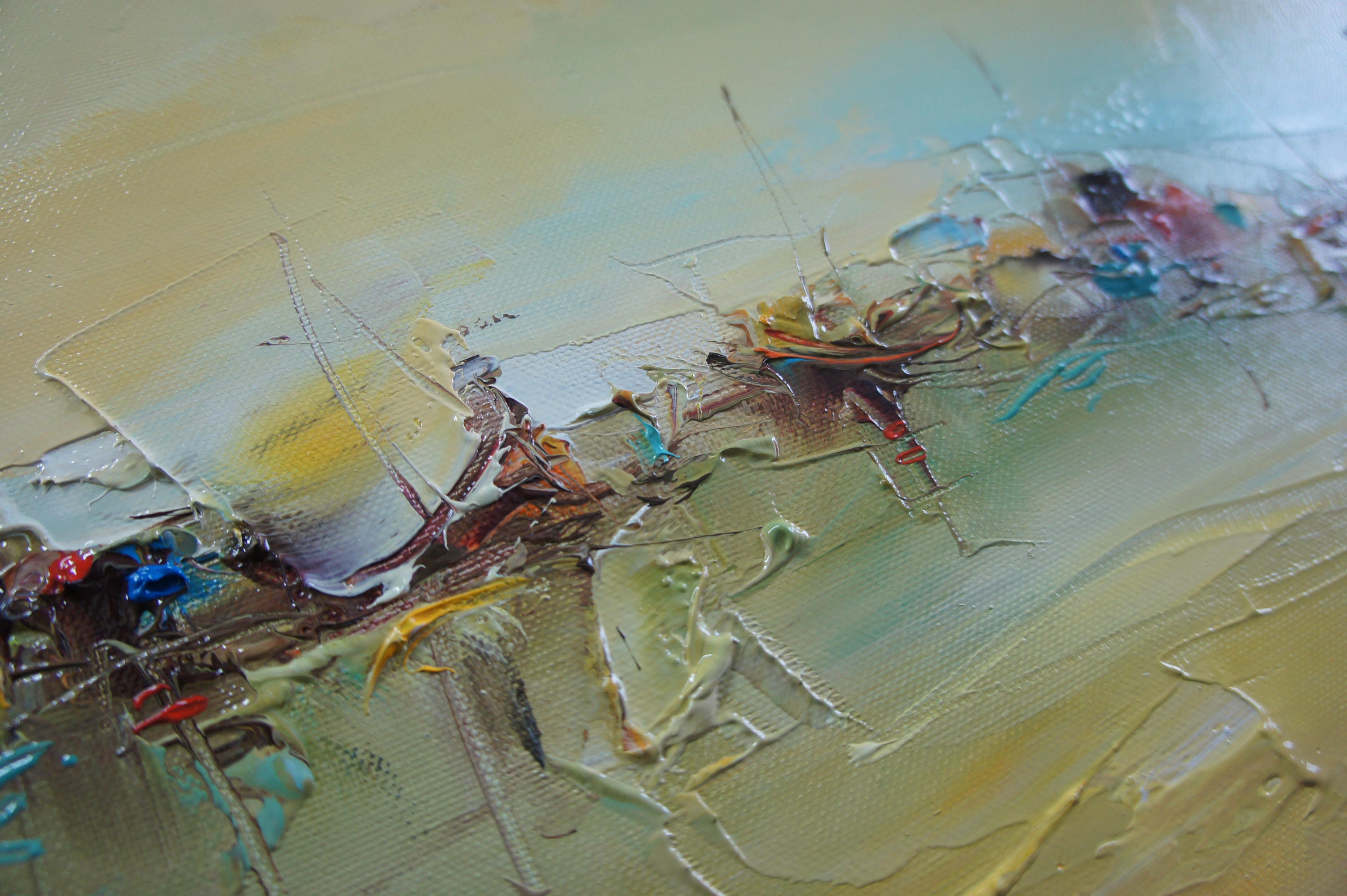 Abstract Landscape Painting, Oil Painting Abstract, Landscape Art ...