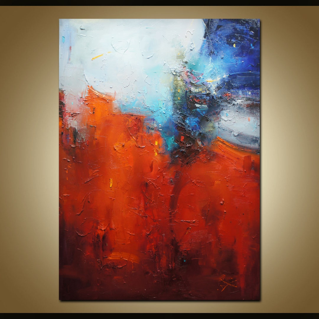 Modern Abstract Style, Abstract Paintings on Canvas Expressionist ...