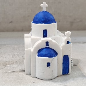 Santorini Greek Church - Greek Miniature Church, a Beautiful Greek ...