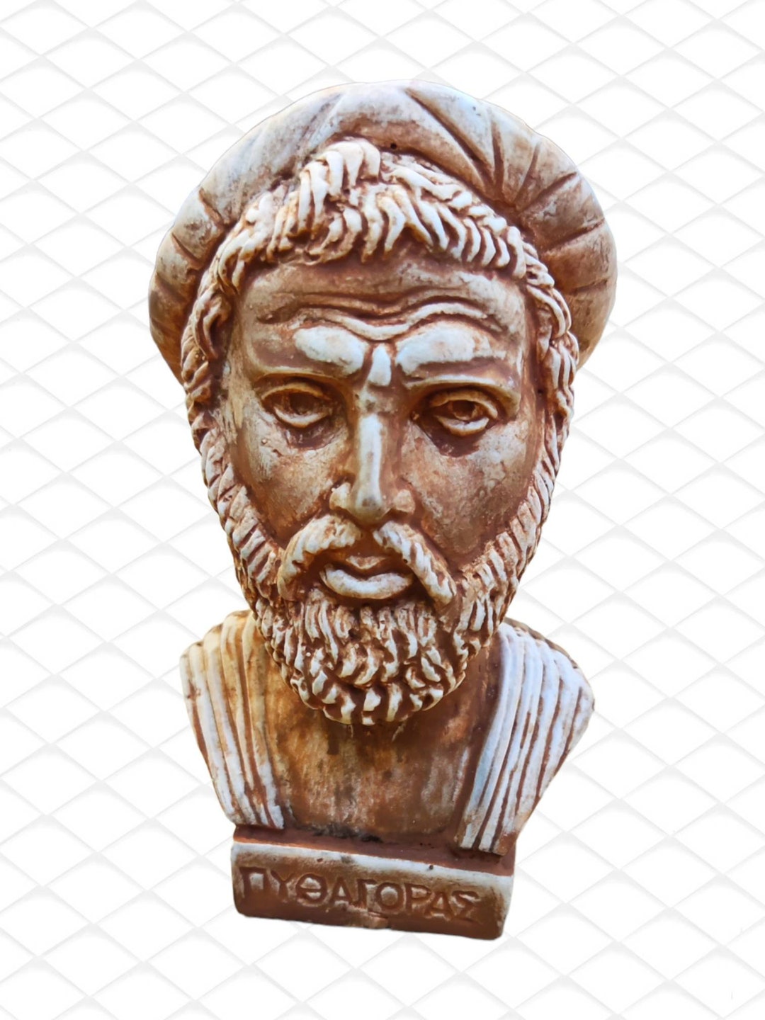 Tête de buste de Pythagore - Statue de Pythagore - Statue faite à la ...