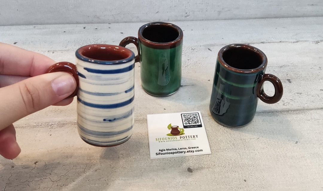 Ceramic Espresso Cups Pottery Cups for Coffee Handmade Espresso Coffee ...