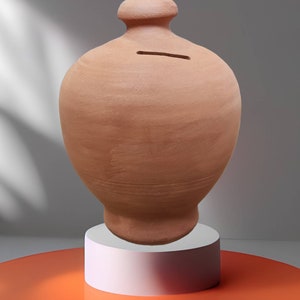 Pottery Piggy Bank Pottery Money Box Ceramic Money Jar - Etsy