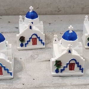Santorini Greek Church - Greek Miniature Church, a Beautiful Greek ...