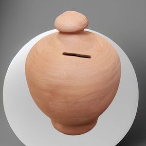 Pottery Piggy Bank Pottery Money Box Ceramic Money Jar - Etsy
