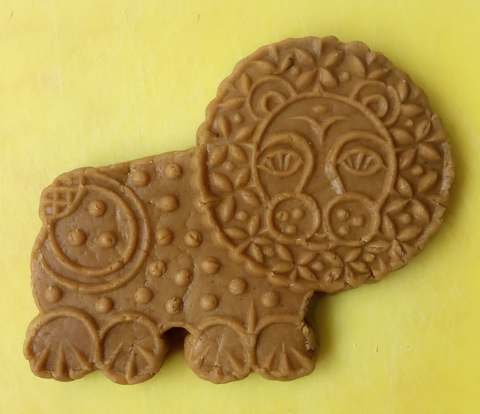 Lion Wood Cookie Mold Gingerbread Springerle Speculaas Kashigata Mold ...