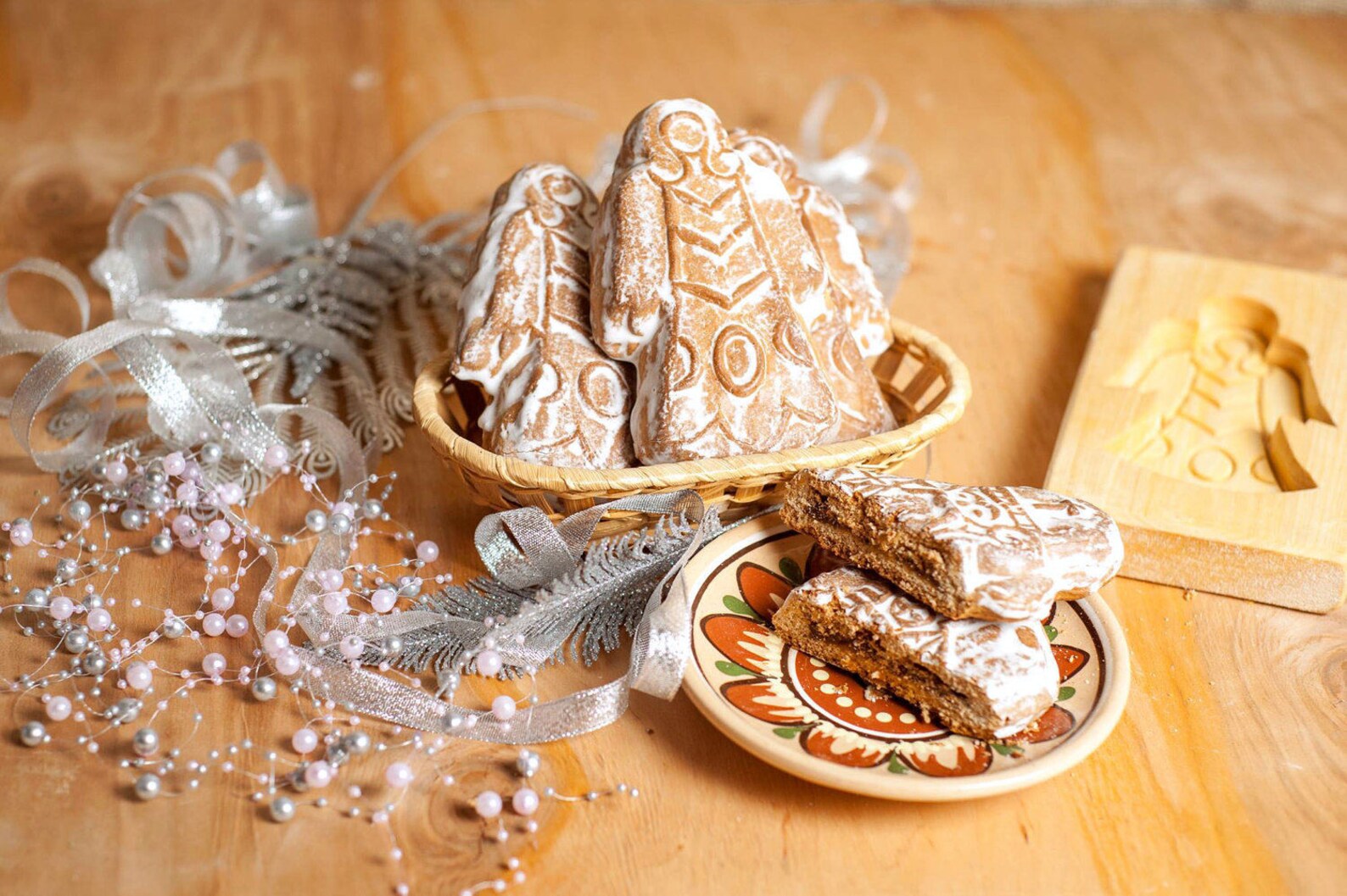 Angel Wood Cookie Mold Gingerbread Springerle Speculaas Kashigata Mold ...