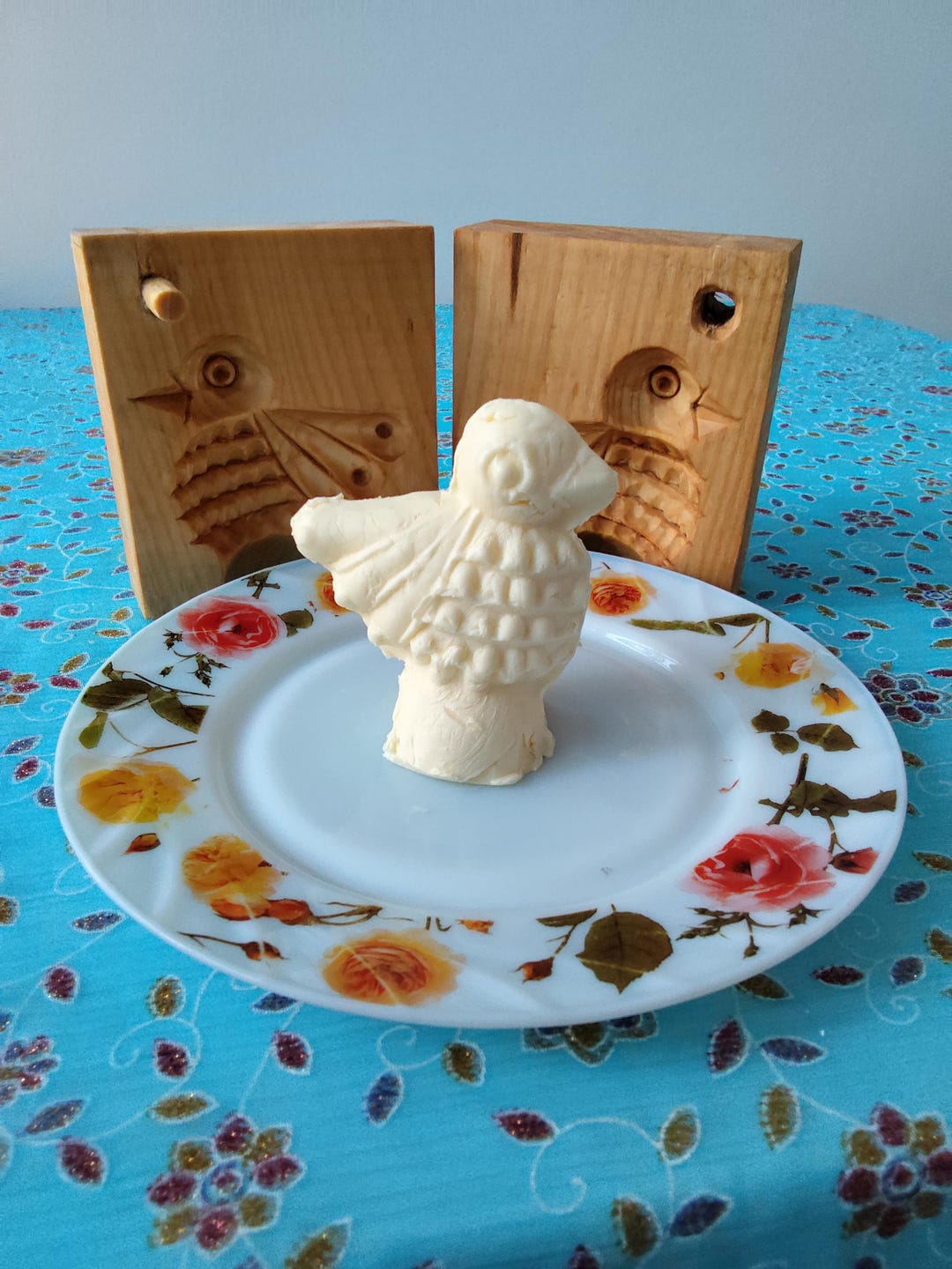 Wooden Mold for Butter Small Bird for 80g Butter Hand-carved Author's ...
