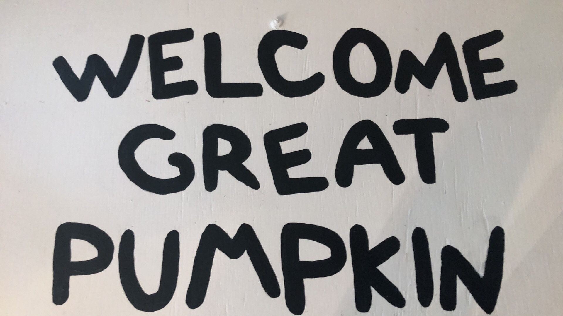 Welcome Great Pumpkin Stand up Sign - Etsy
