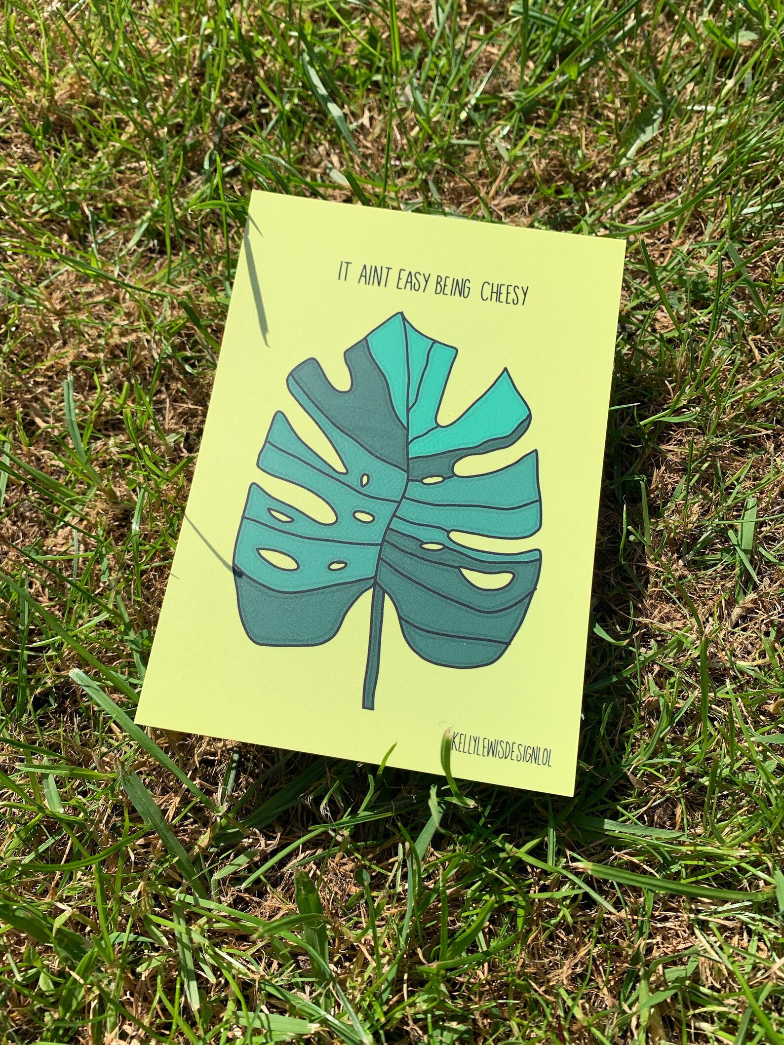 It Aint Easy Being Cheesy Print - Etsy