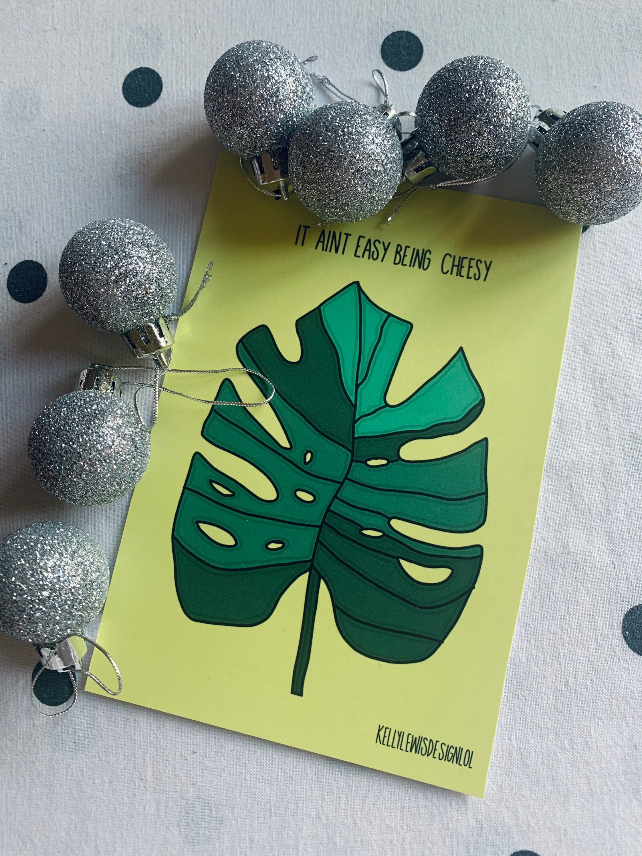 It Aint Easy Being Cheesy Print | Etsy