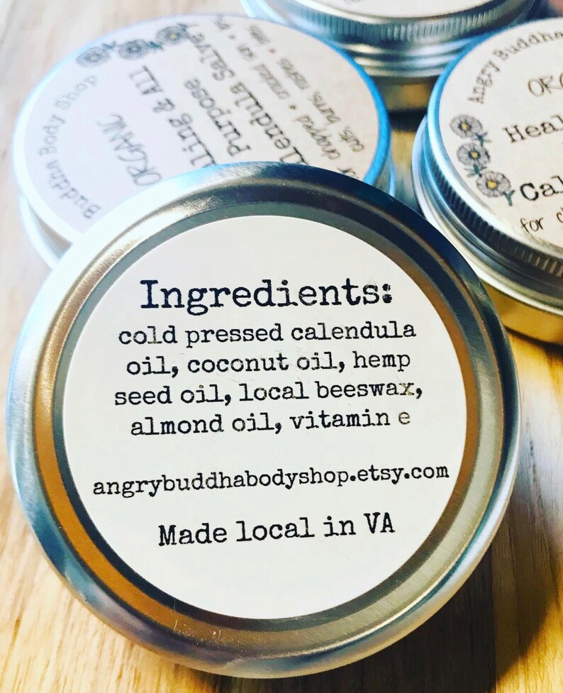 Calendula and Hemp Moisturizing Balm - Etsy