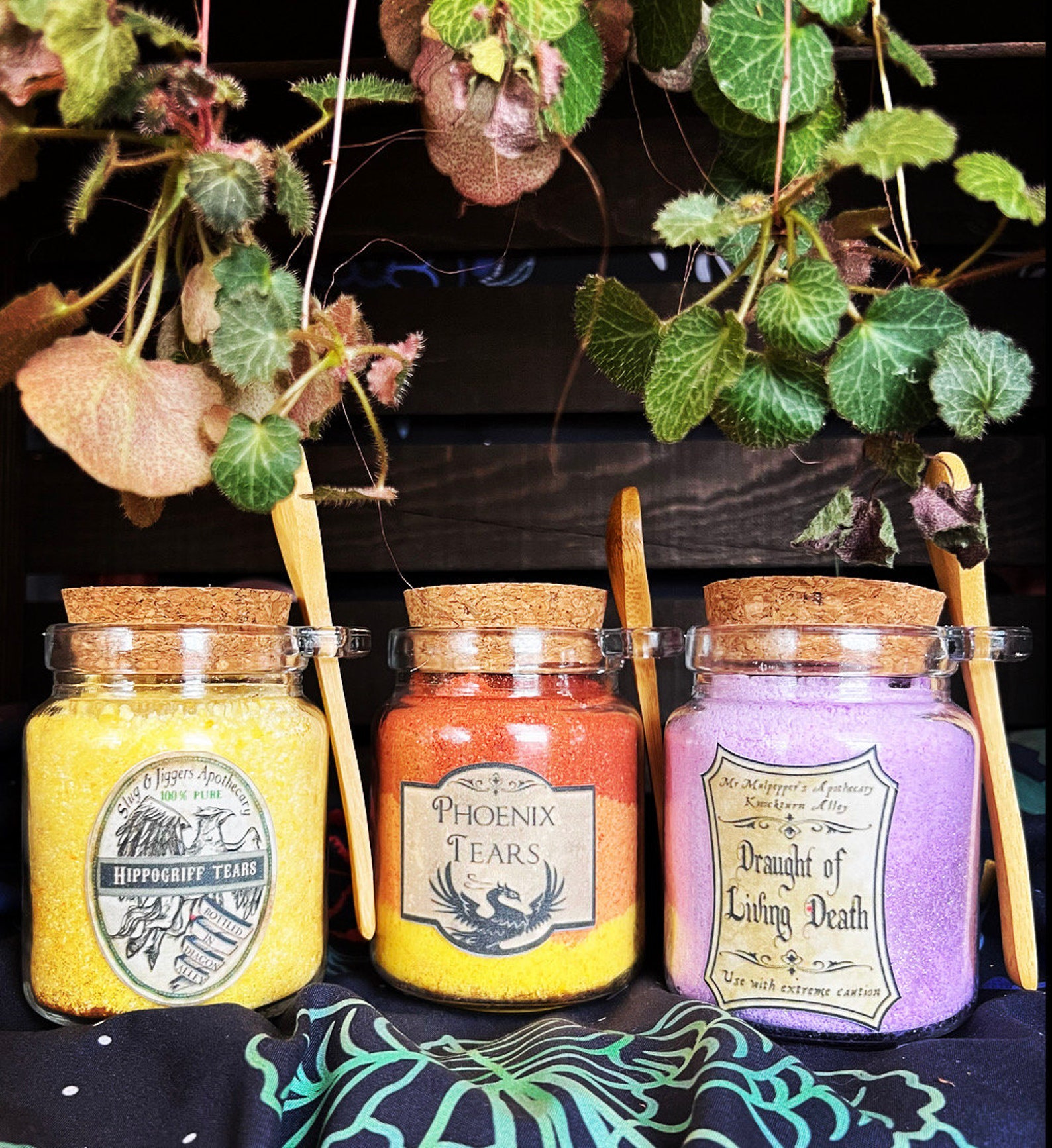 Bath Potions Bath Fizzies Bath Salts Wizard Potions - Etsy