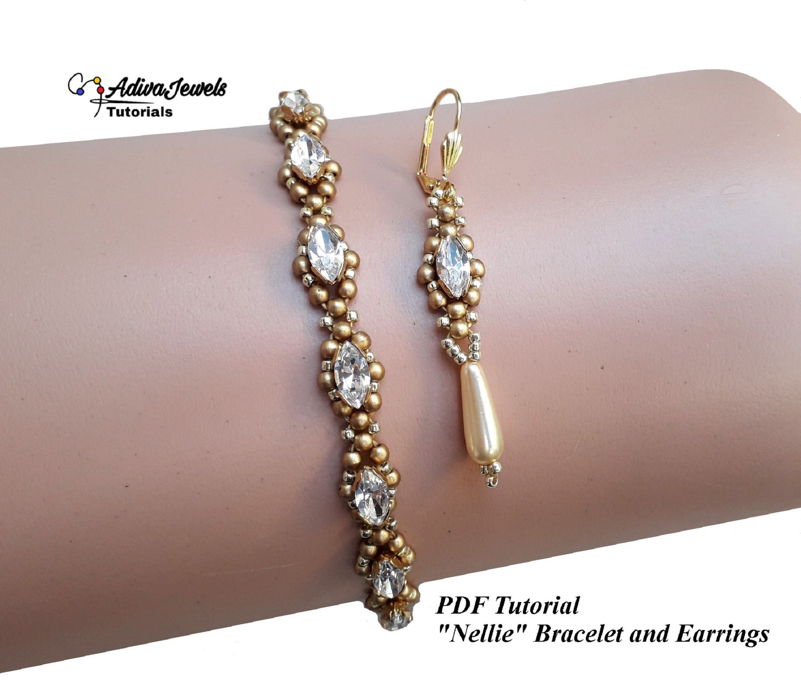 Beading Jewelry Tutorial nellie Bracelet and | Etsy