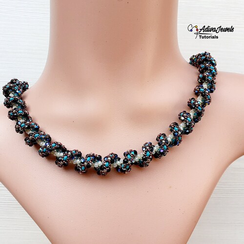Beaded Rope Tutorial swirly Necklace or Bracelet - Etsy